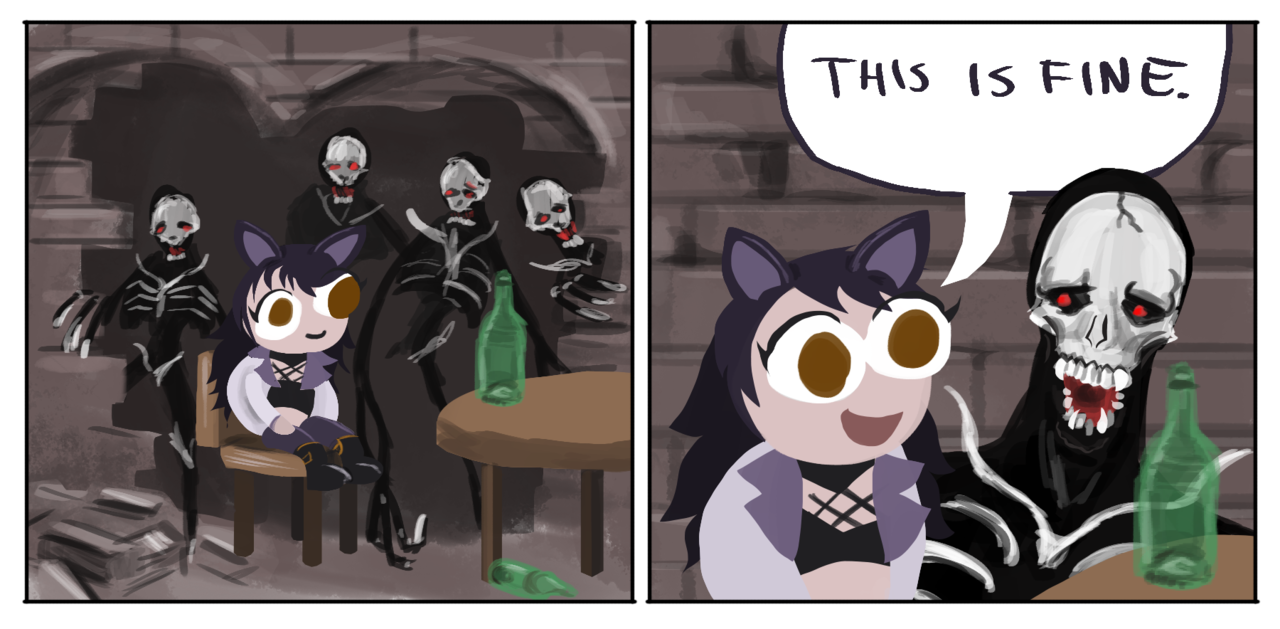 Dis is fine | RWBY | Know Your Meme