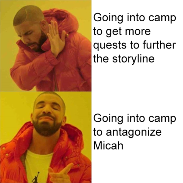 Antagonizing Micah | Red Dead Redemption 2 | Know Your Meme