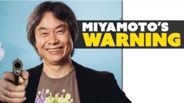 Miyamoto Warning Reaction Image | Shigeru Miyamoto | Know Your Meme
