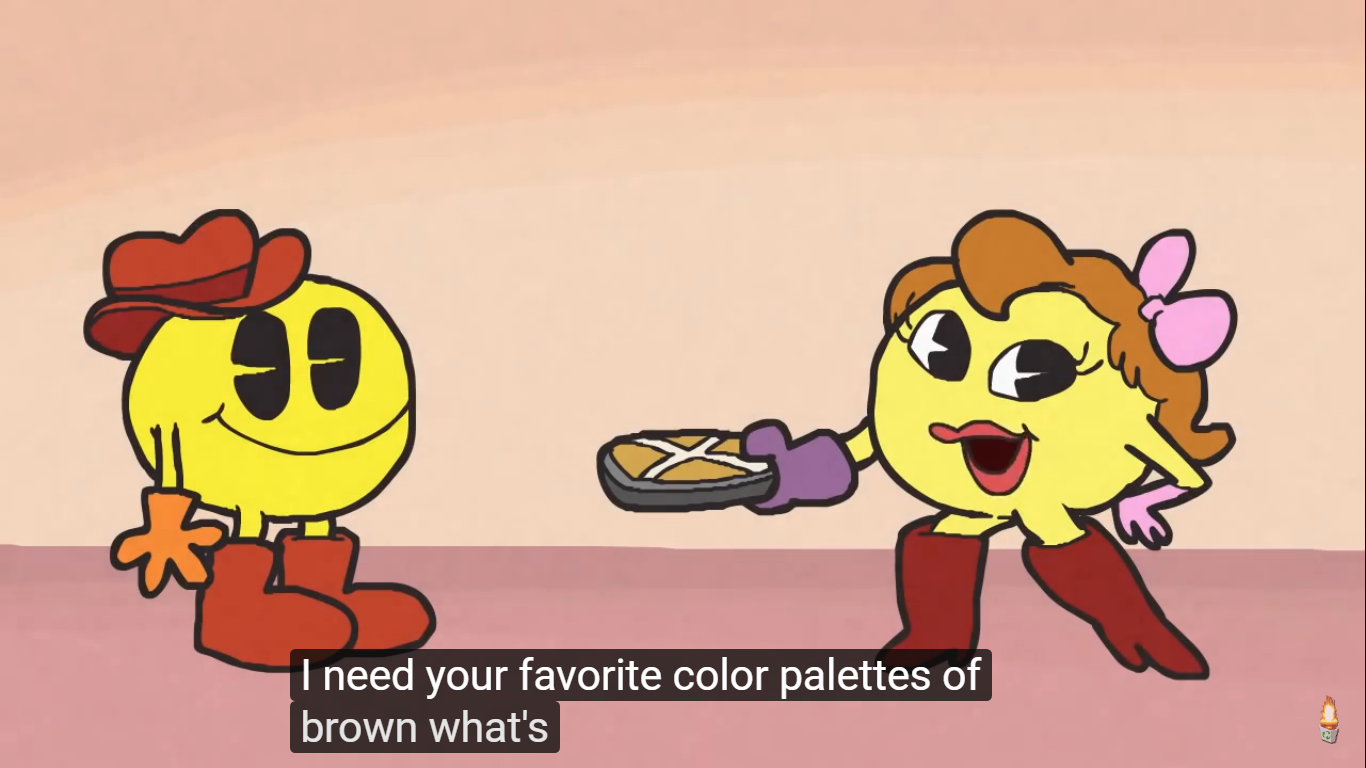 Mrs. Pac-Man wants to know Pac-Man's favorite color | YouTube Automatic ...
