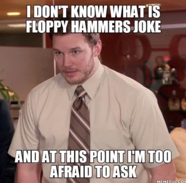 Afraid to Ask | Floppy Hammer | Know Your Meme