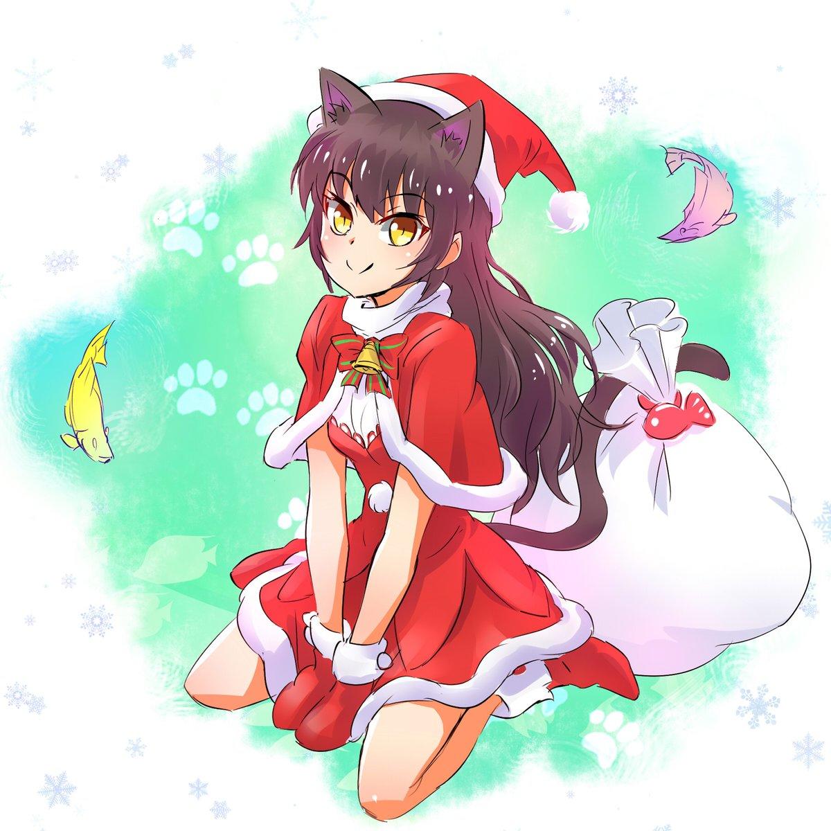 Santa Blake will trade fish for presents. | RWBY | Know Your Meme