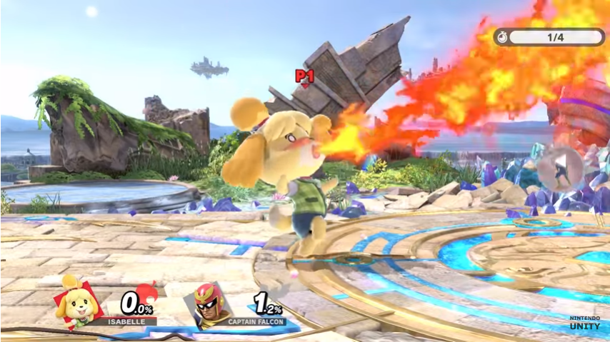 Isabelle under the effects of the Superspicy curry | Super Smash ...