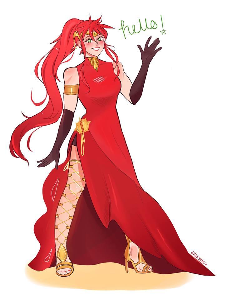 Pyrrha says hi | RWBY | Know Your Meme