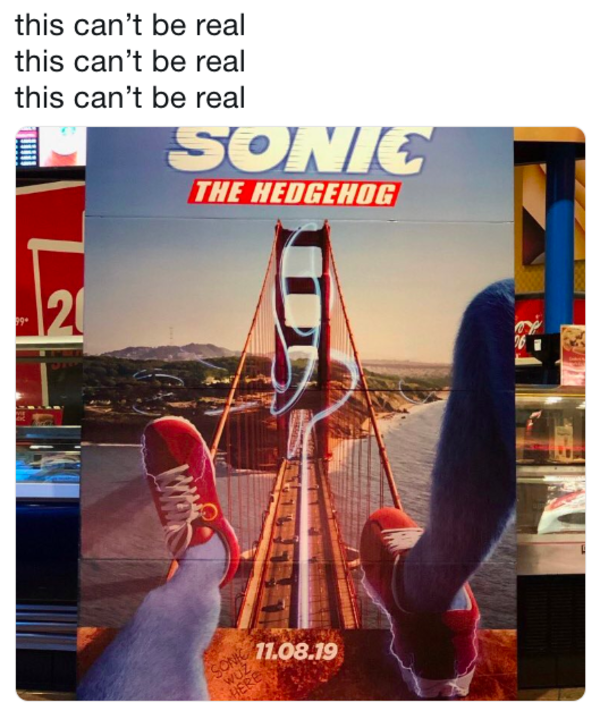 this can’t be real | Sonic the Hedgehog Movie Poster Parodies | Know ...