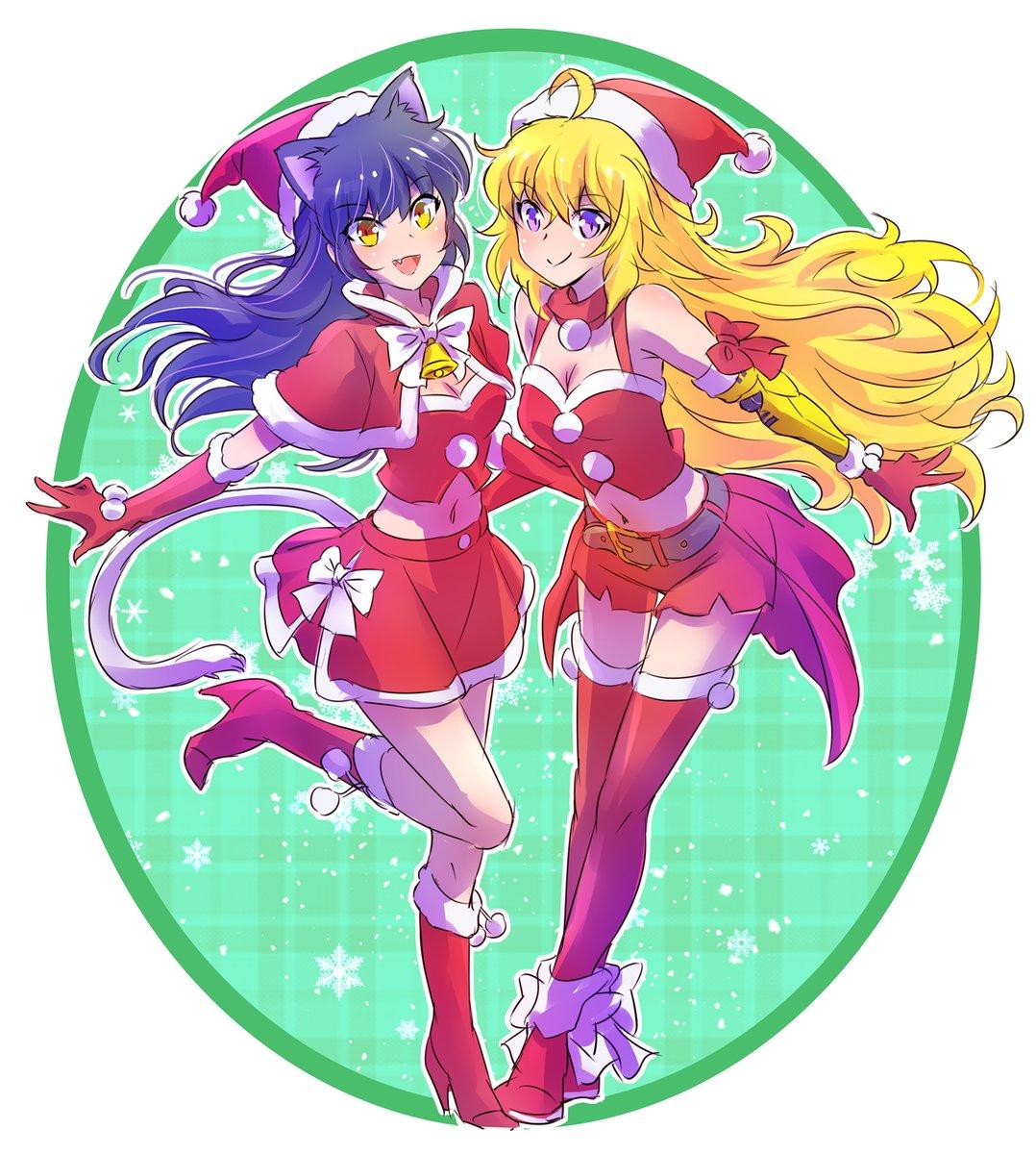 Santa Blake and Yang | RWBY | Know Your Meme