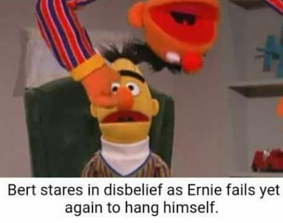 Even death hates Ernie | Bertstrips | Know Your Meme