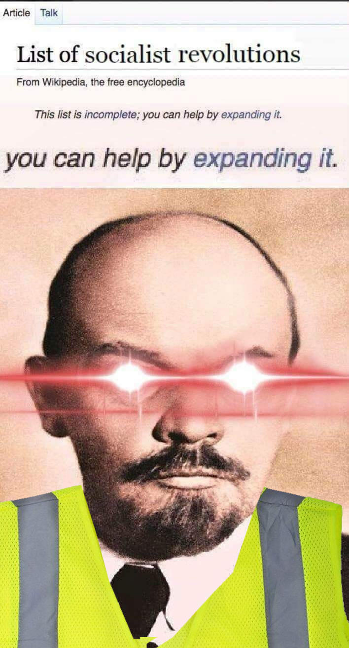 Yellow Vest Lenin - Expand It | France's 2018 Yellow Vest Protests ...