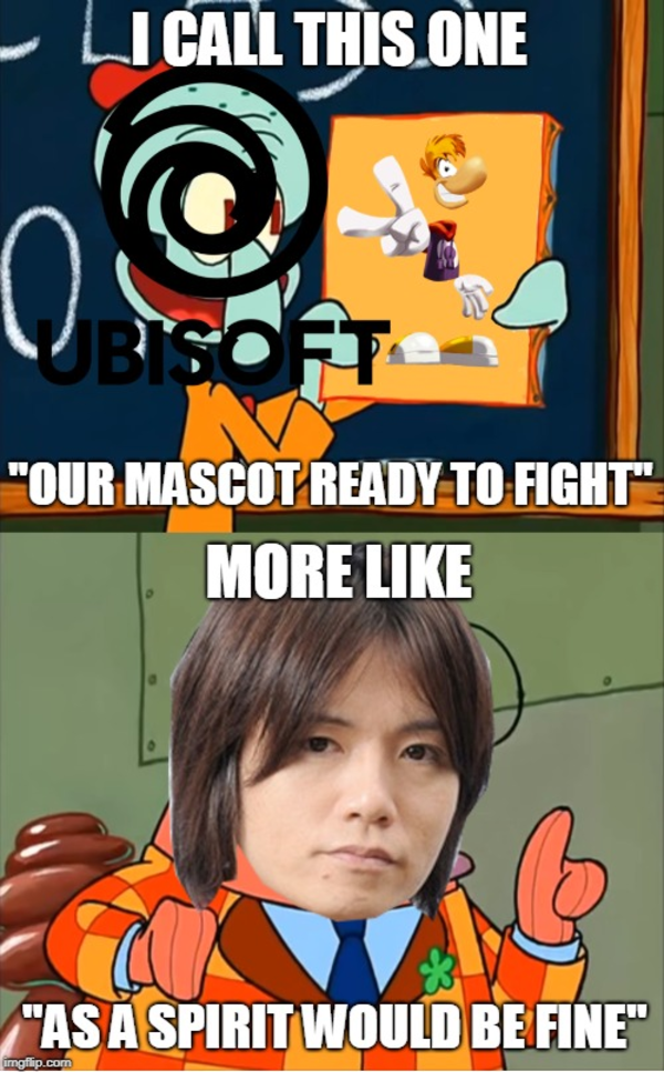 I call this one "Our mascot ready to fight" More like "As a spirit ...