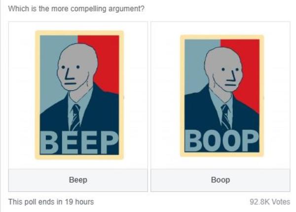 Beep or Boop | NPC Wojak | Know Your Meme