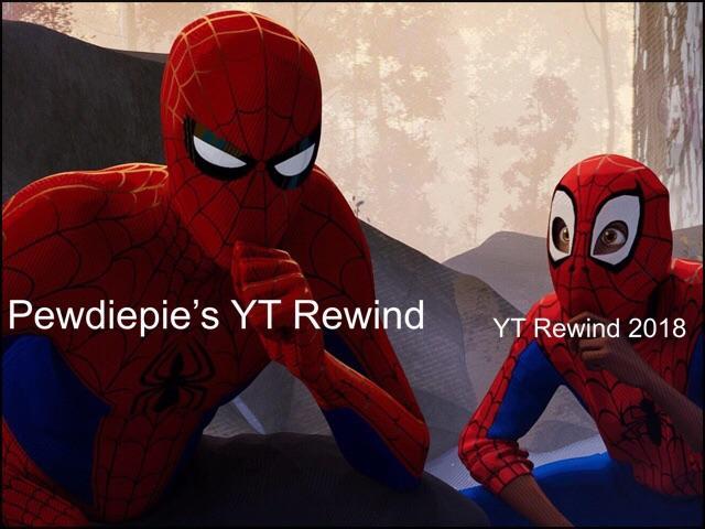 pewdiepie's yt rewind | Learning to be Spider-Man | Know Your Meme