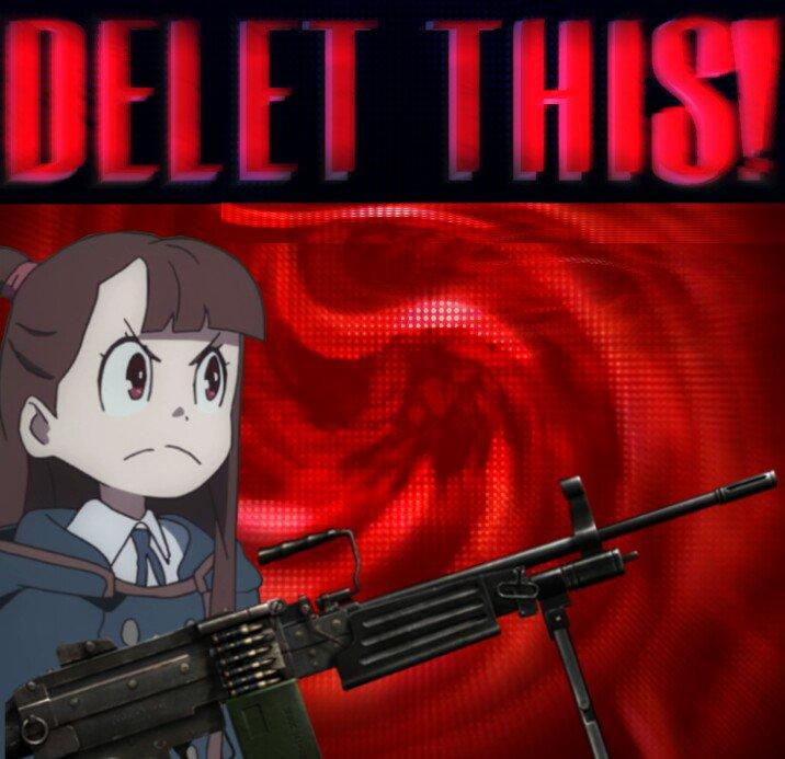 akko's gone full rambo mode | Delet This | Know Your Meme