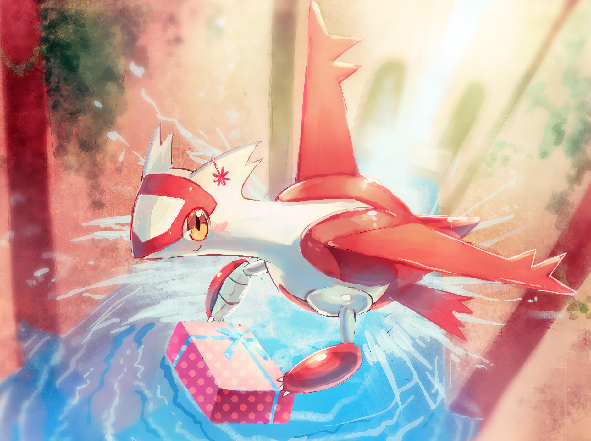Airplane Dragon Waifu has a present | Pokémon | Know Your Meme