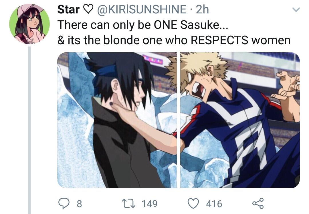 There's only ONE Sasuke | Sasuke Choke Edits | Know Your Meme