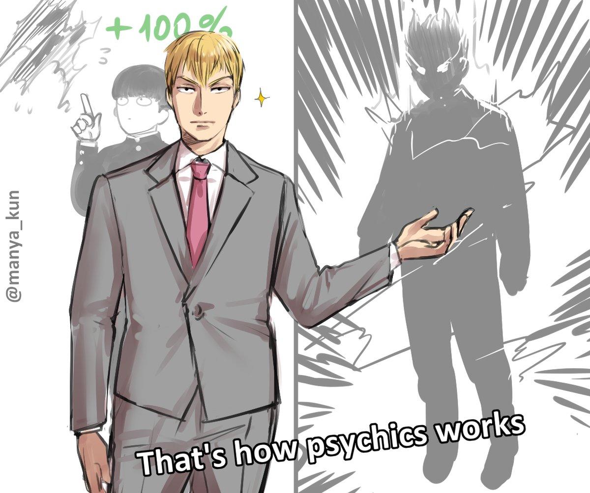 how psychics work 2 | #RedrawReigen | Know Your Meme