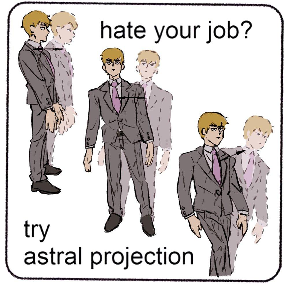 astral projection | #RedrawReigen | Know Your Meme