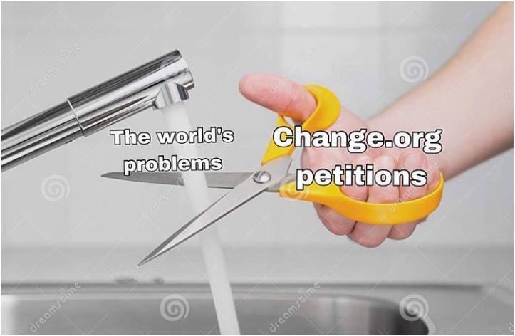 Can you spare a moment to help? | Scissors vs. Water | Know Your Meme