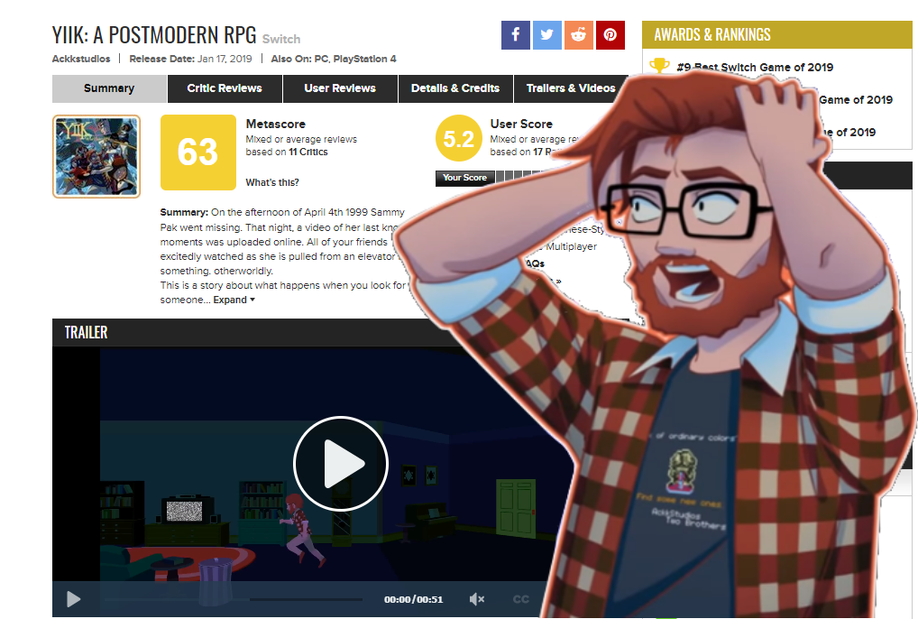 Yiikes | YIIK: A Postmodern RPG | Know Your Meme