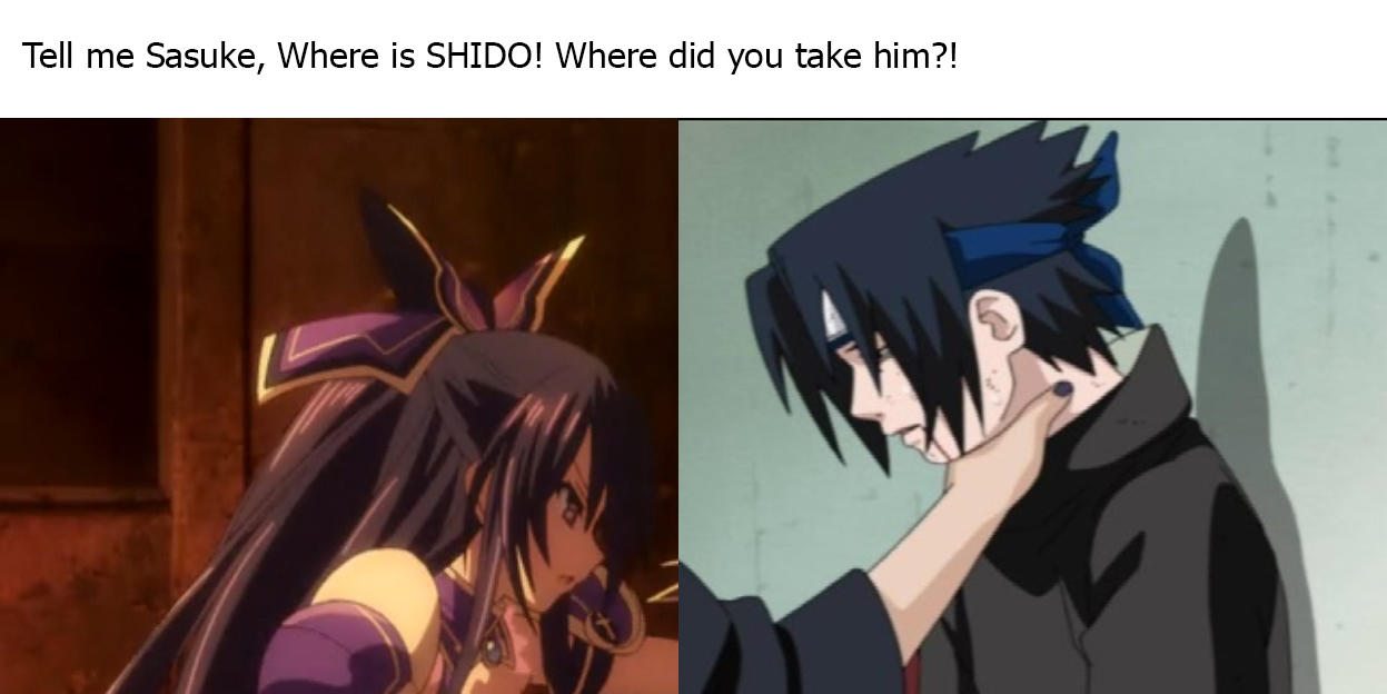 Sasuke please tell her, before she goes angry! | Sasuke Choke Edits ...