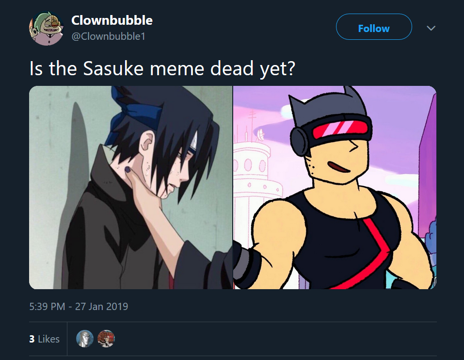Here's another OK KO one | Sasuke Choke Edits | Know Your Meme
