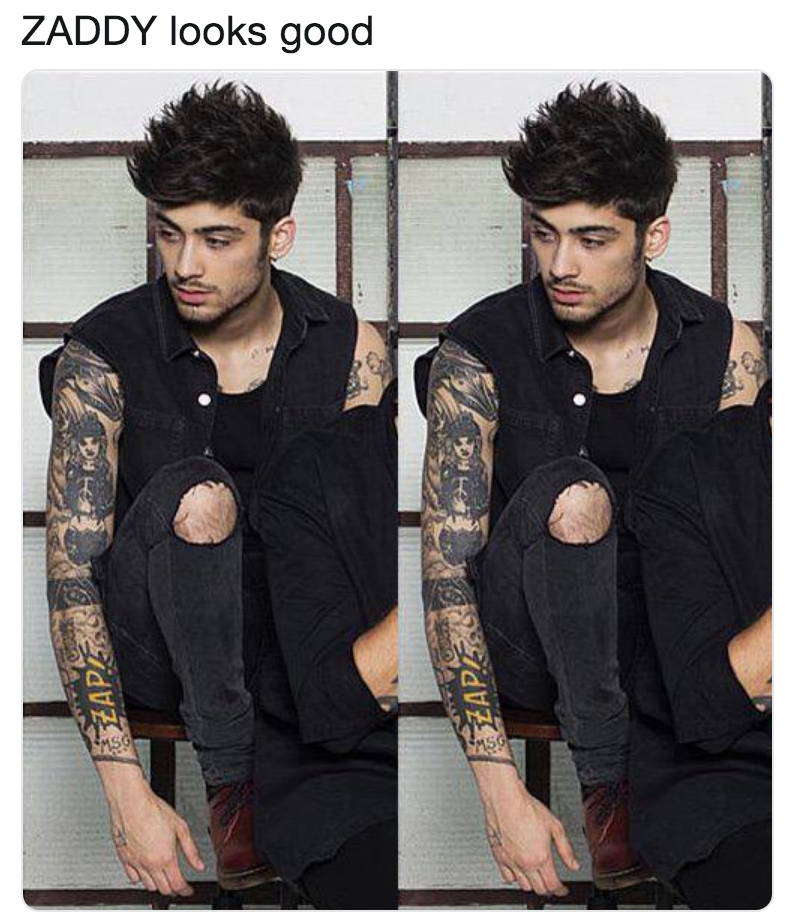 ZADDY looks good | Zaddy | Know Your Meme