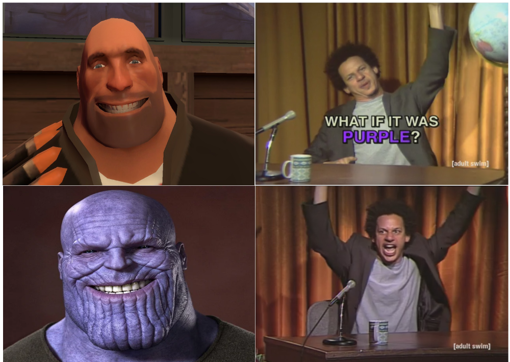 What if he was purple? | What If It Was Purple? | Know Your Meme