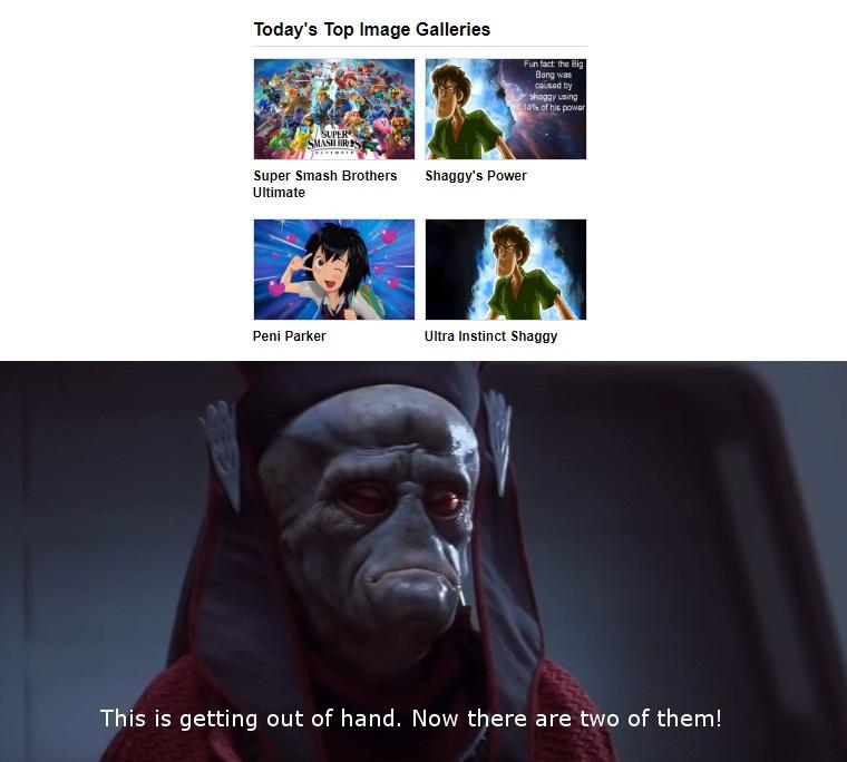 Shaggy is so powerful that he needs two entries to properly contain his ...