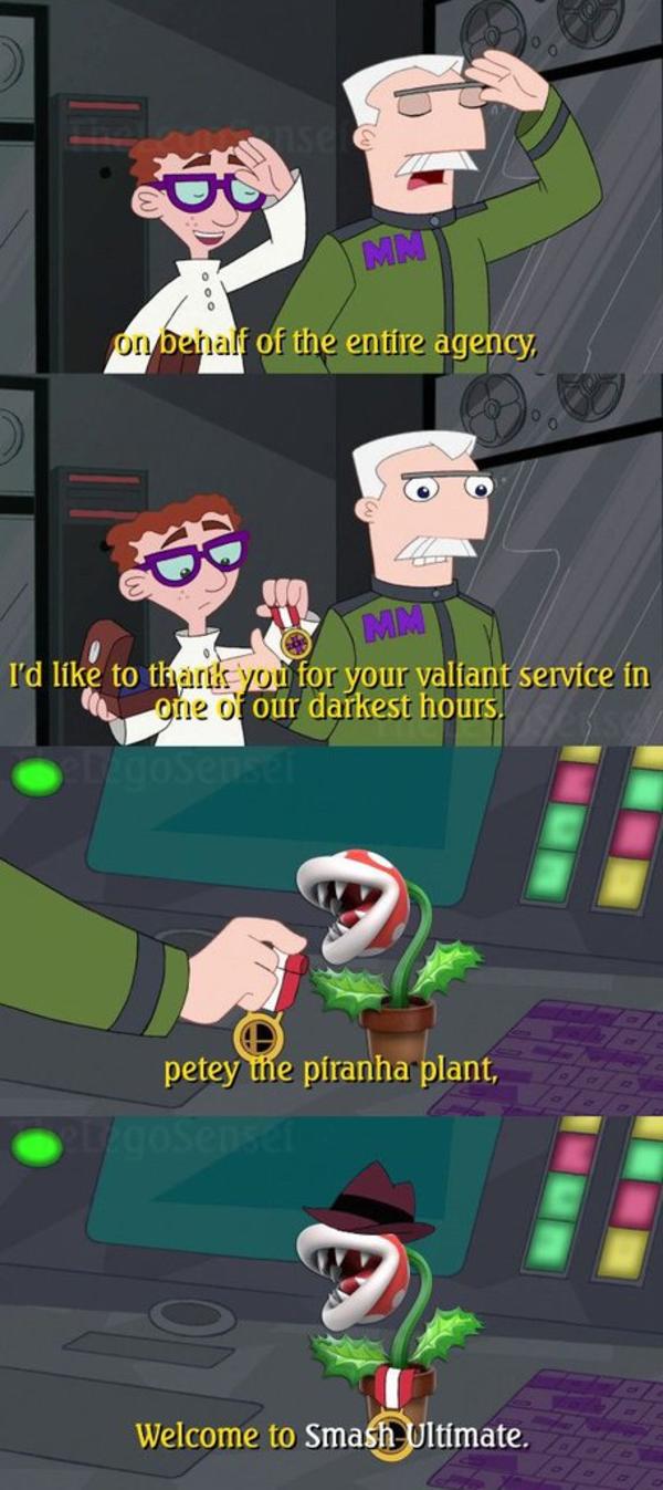 The New Agent P | Super Smash Brothers Ultimate | Know Your Meme