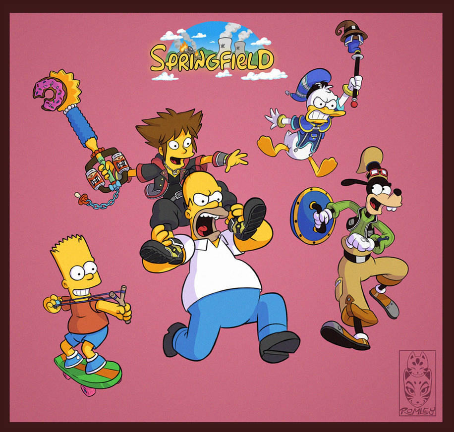 Simpsons Hearts by Morpheus306 | Kingdom Hearts | Know Your Meme