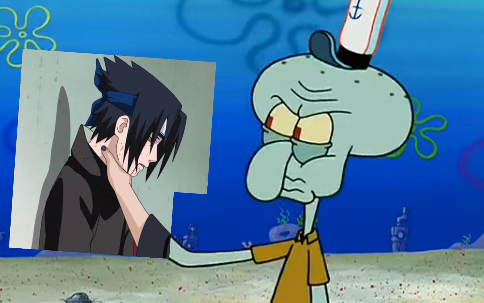 Squidward | Sasuke Choke Edits | Know Your Meme