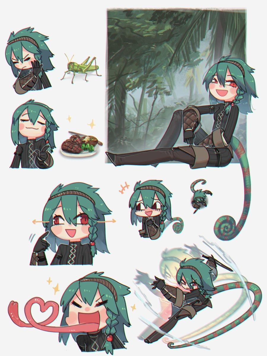 More Chameleon Girl | Gijinka / Moe Anthropomorphism | Know Your Meme