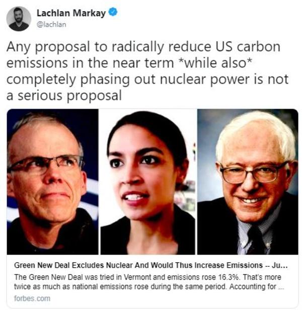 Lachlan Markay tweet | Green New Deal | Know Your Meme