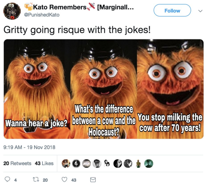 too far? | Gritty | Know Your Meme