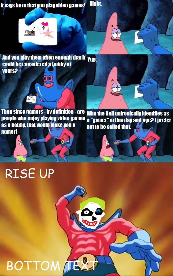 Voiceoverpete needs your help | Patrick Star's Wallet | Know Your Meme