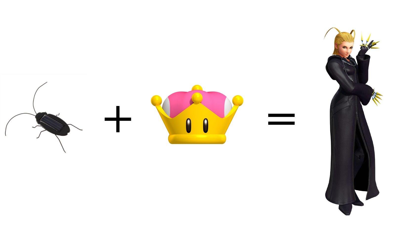 Larxene is just a cockroach that put on the Super Crown | Peachette ...
