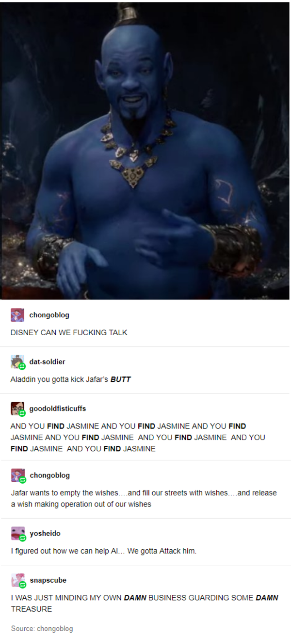 Aladdin live action movie but is actually The Fesh Pince of Blair ...