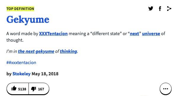 Urban Dictionary Definition | Gekyume | Know Your Meme