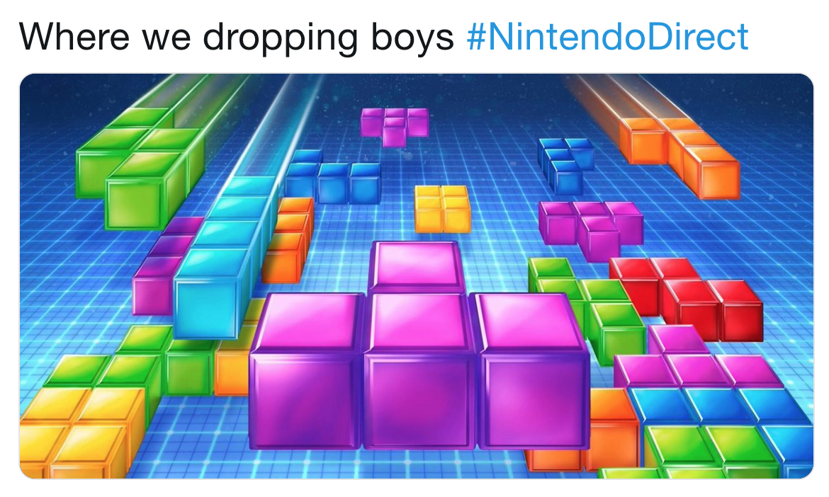 Where we dropping boys | Tetris 99 | Know Your Meme