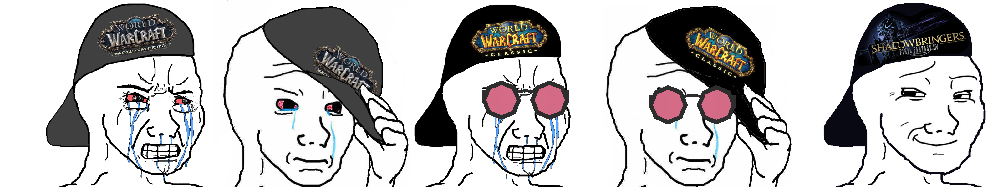 And he never looked back | Wojak | Know Your Meme