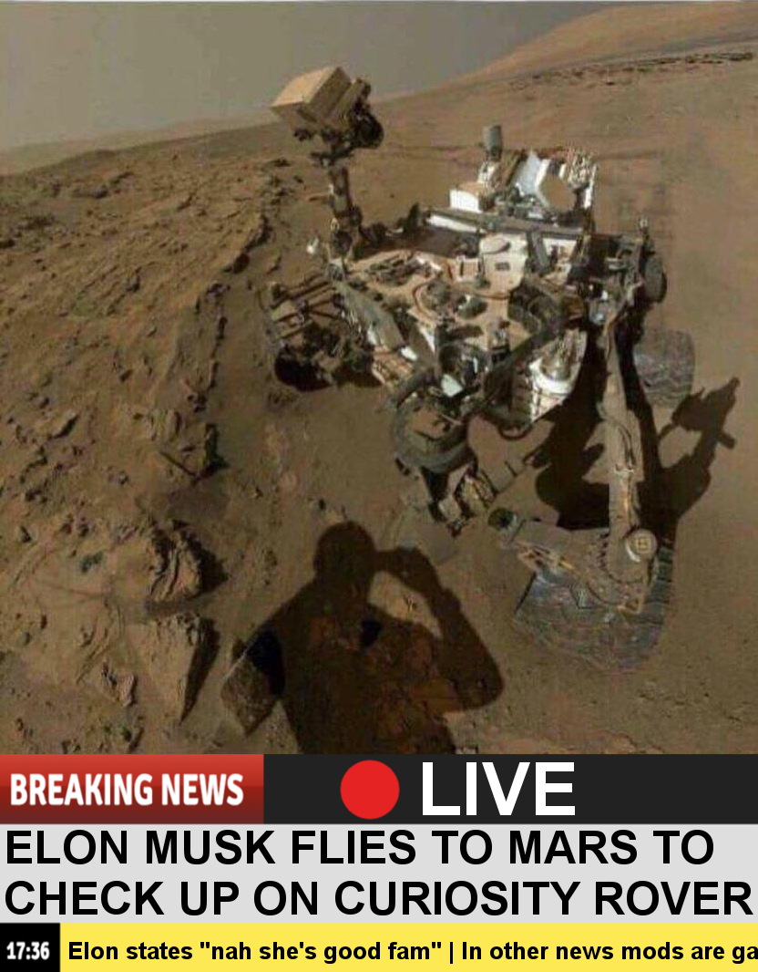 Ya boy Elon had to do it to em | Mars Exploration | Know Your Meme
