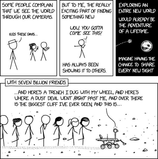 Opportunity Rover [Tribute by xkcd] | Mars Exploration | Know Your Meme