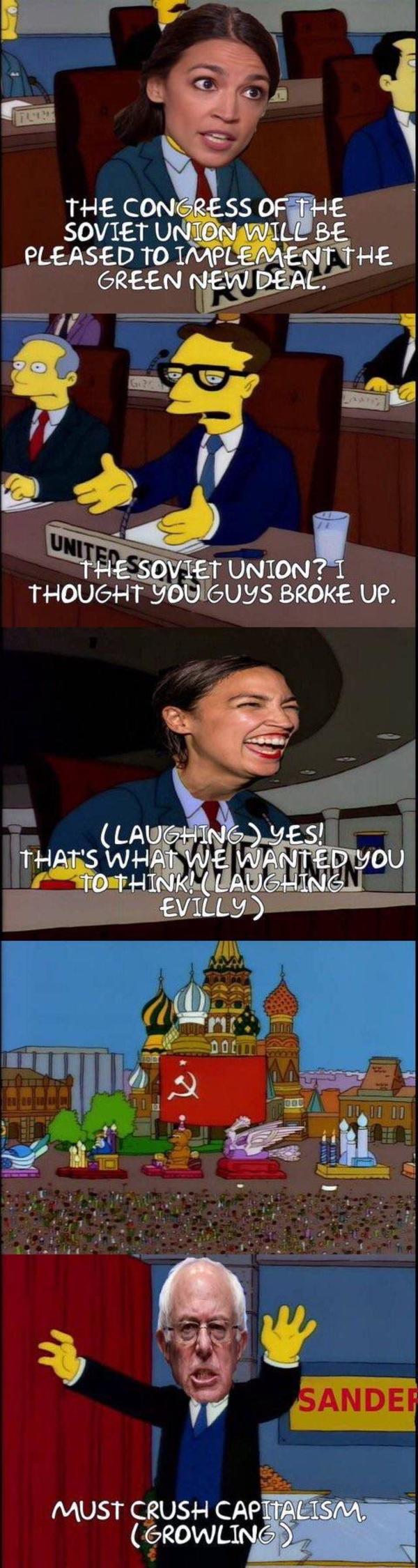 Must crush capitalism | Green New Deal | Know Your Meme