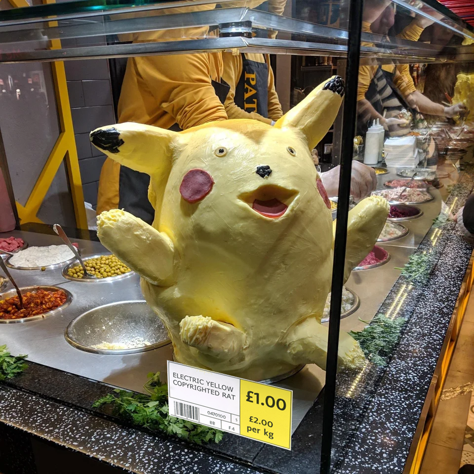 electric yellow copyrighted rat | Butter Pikachu | Know Your Meme