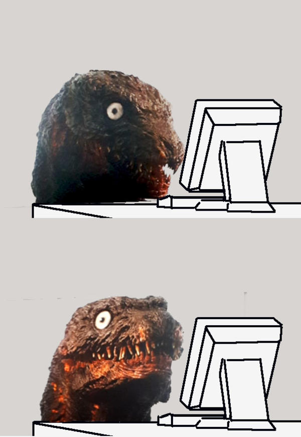 Shin Godzilla | Computer Reaction Faces | Know Your Meme