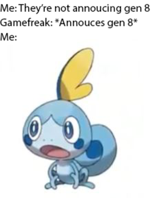 Surprised Sobble | Pokémon Sword and Shield | Know Your Meme