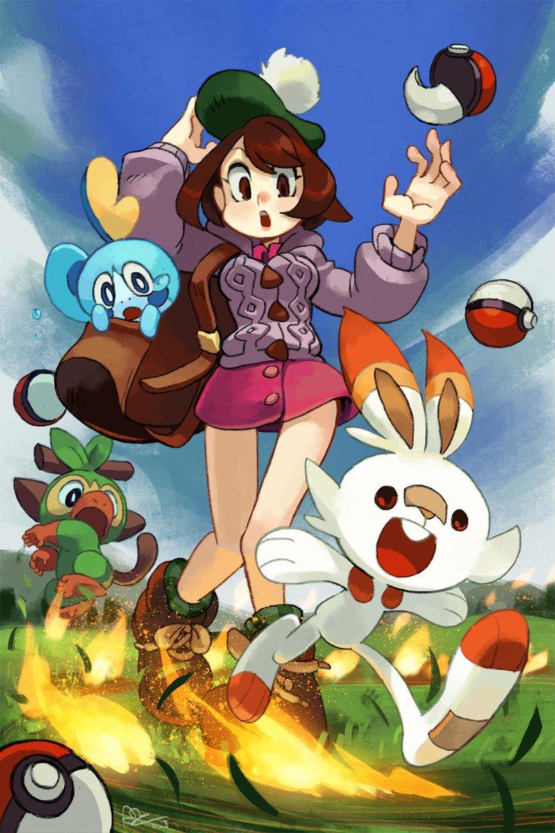 Scorbunny being a hooligan by o___8 | Pokémon Sword and Shield | Know ...