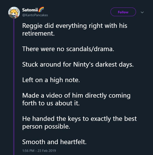 Reggie did good | Reggie Fils-Aime | Know Your Meme