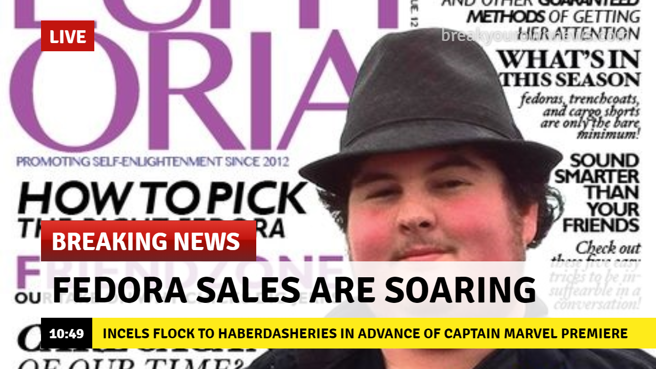 Fedora Sales Are Soaring | Captain Marvel | Know Your Meme