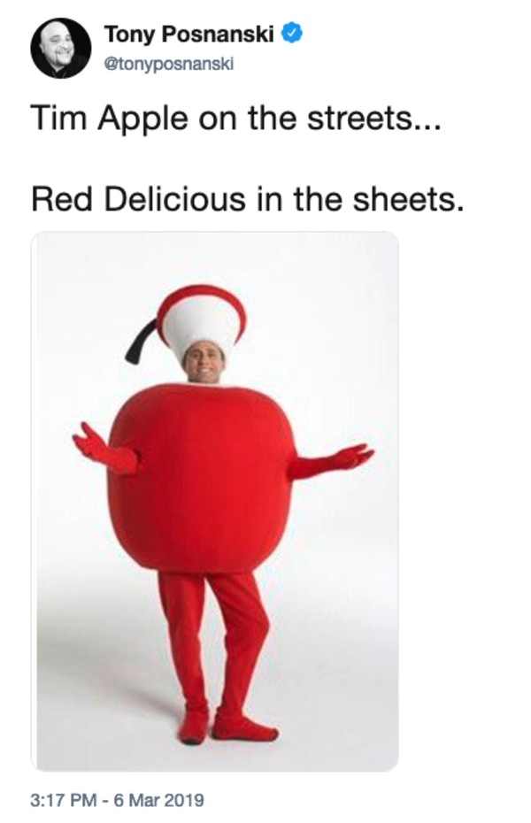 In the sheets | Tim Apple | Know Your Meme