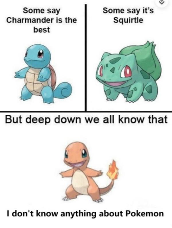 Confused Boi | Some Say Charmander Is the Best | Know Your Meme